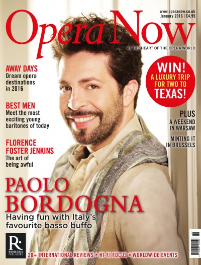 Paolo Bordogna | Magazine Opera Now #116