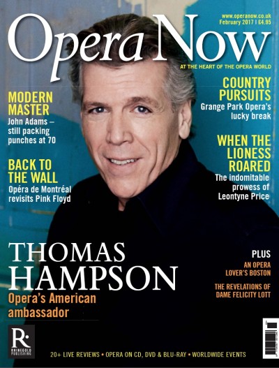 Thomas Hampson | Magazine Opera Now #217