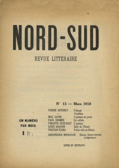 Pierre Reverdy | Revue Nord-Sud #13