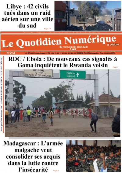 RDC | Magazine Le Quotidien Numérique d'Afrique #1204